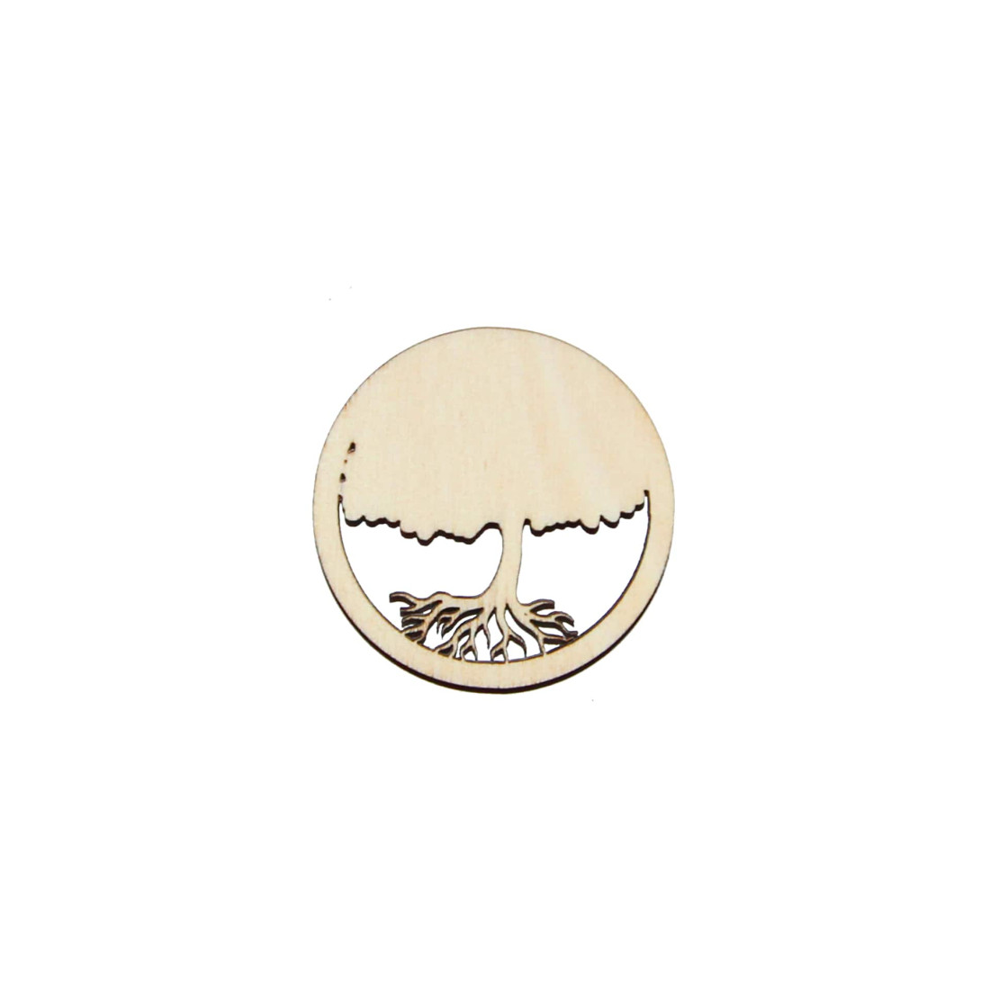 Baza blank Copac cu Cadru C6 - Brosa-Martisor Licheni - 50x50 mm