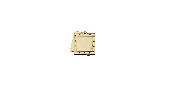 Set Doua Figurine Patrate - 33x30 mm